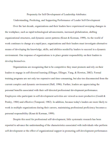 Leadership Development Goals - 10+ Examples, Format, How to Set, PDF