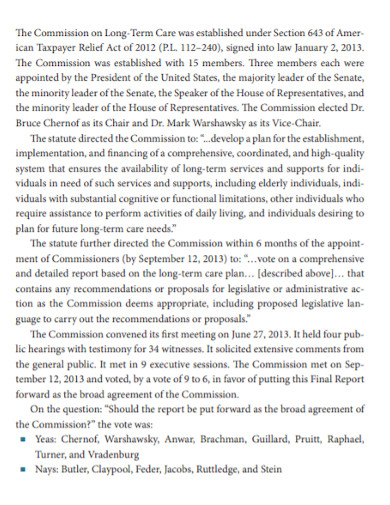 Long Report - 10+ Examples, Format, Pdf | Examples