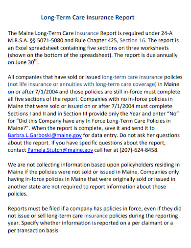 Long Report - 10+ Examples, Format, Pdf | Examples