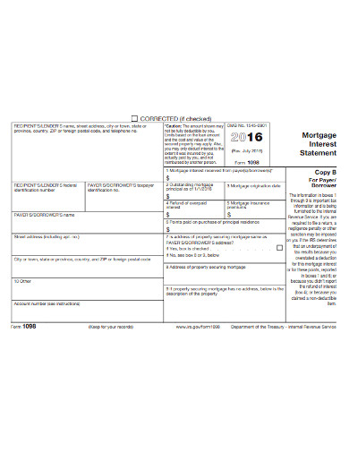 Mortgage Statement - 10+ Examples, Format, Pdf | Examples