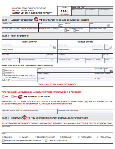 Accident Report - 10+ Examples, Format, Pdf | Examples