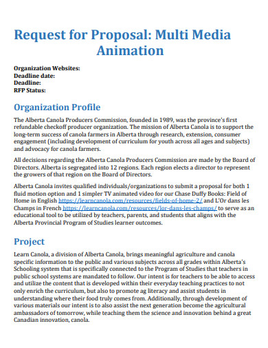 Animation Proposal - 10+ Examples, Format, Pdf | Examples