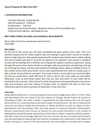 Music Video Proposal - 5+ Examples, Format, Pdf | Examples