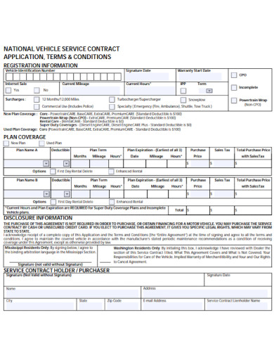Auto Service Contract - 10+ Examples, Format, Pdf | Examples