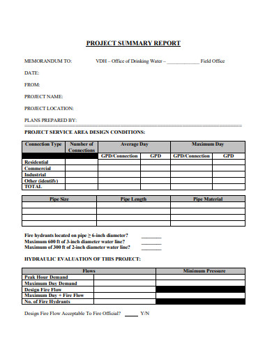 One Page Project Summary 9 Examples Format Pdf Examples
