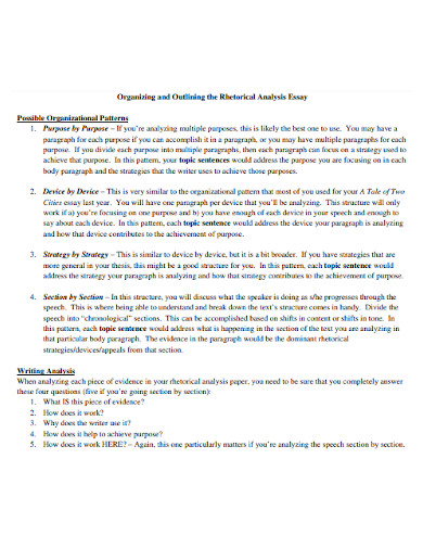 30+ Rhetorical Analysis Essay Examples in PDF | Google Docs | Word ...