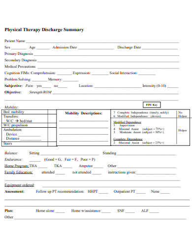 Discharge Summary Report - 10+ Examples, Format, Pdf | Examples