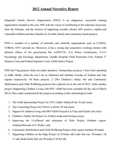  Narrative Report About Community Service Narrative Essay On 