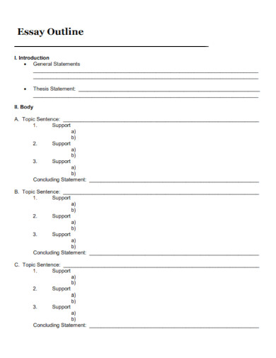 College Essay Outline Free Essay Outline Template 2022 10 30