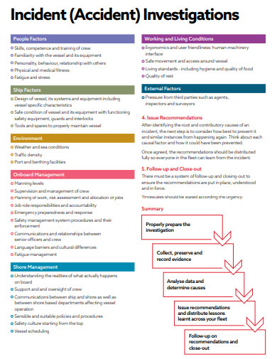 Incident/Accident Analysis - 10+ Examples, Format, Pdf | Examples