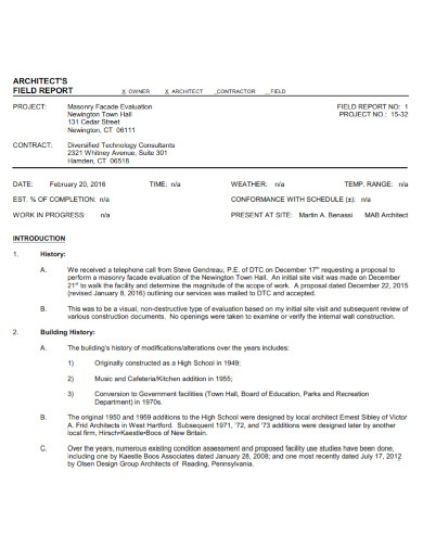 Field Report - 12+ Examples, Format, Pdf | Examples