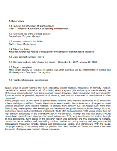 Narrative Report for School Activities - 13+ Examples, Format, Pdf