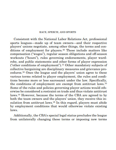 Sports Speech - 10+ Examples, Format, Sample | Examples