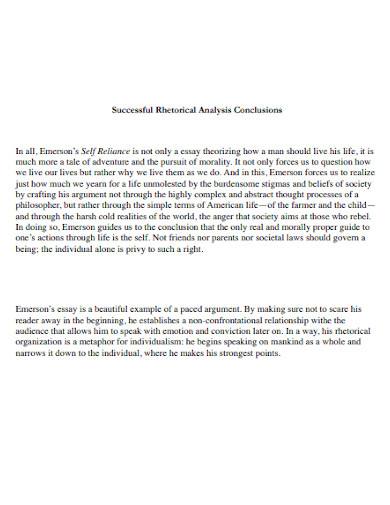 30+ Rhetorical Analysis Essay Examples in PDF | Google Docs | Word ...