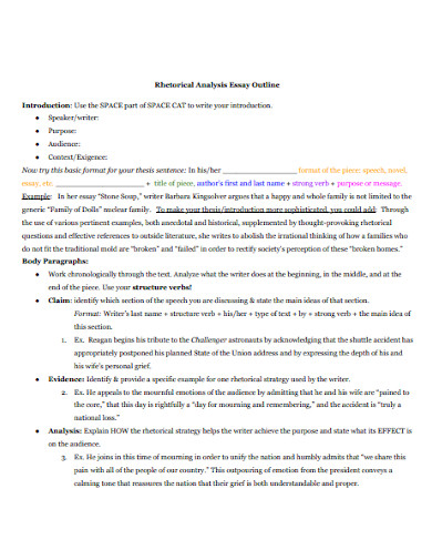 30+ Rhetorical Analysis Essay Examples in PDF | Google Docs | Word ...