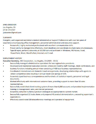 Resume Opening Statement 6 Examples Format Sample Examples