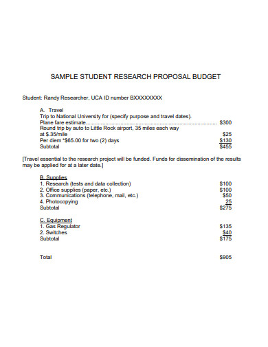 Student Research Proposal Guide - 10+ Examples, Format, Pdf | Examples