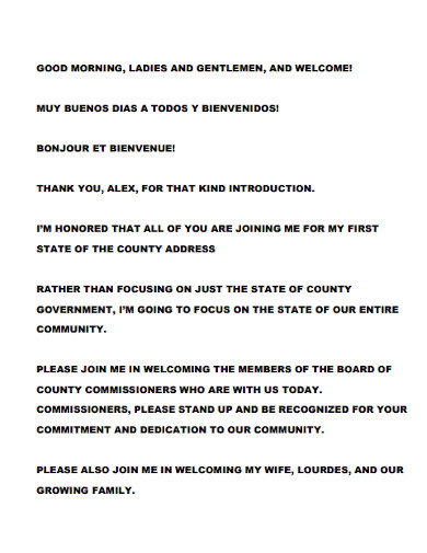 Short Welcome Speech 10 Examples Format Sample Examples