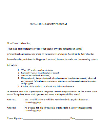 Group Project Proposal - 10+ Examples, Format, Pdf | Examples