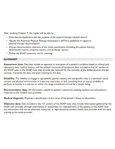3 Physical Therapy SOAP Note Examples In PDF Examples