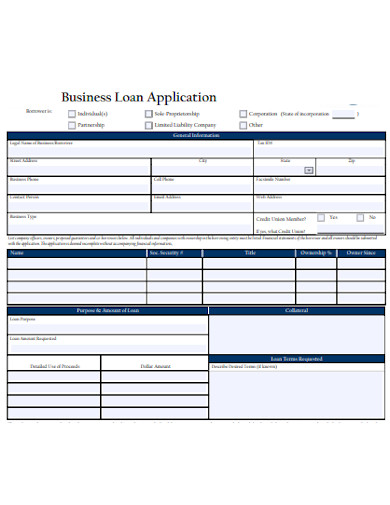 Loan for a Startup Business - 7+ Examples, Format, Pdf | Examples