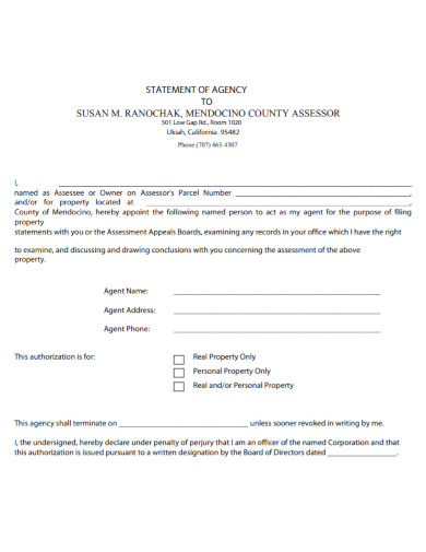 10+ Agency Statement Examples [ Advertising, Work, Space ] | Examples