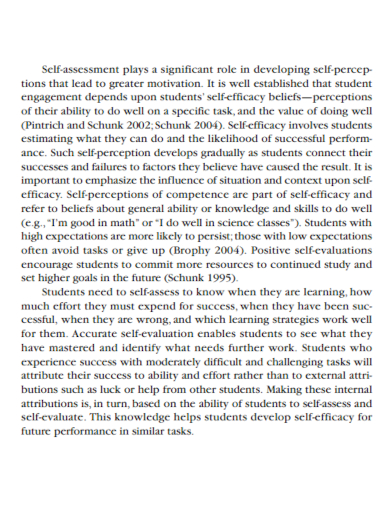 Student Assessment Report - 10+ Examples, Format, Pdf | Examples