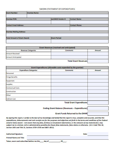 Sworn Statement - 10+ Examples, Format, Pdf | Examples