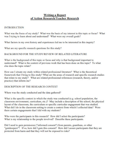 Teacher Report Writing - 11+ Examples, Format, Pdf | Examples