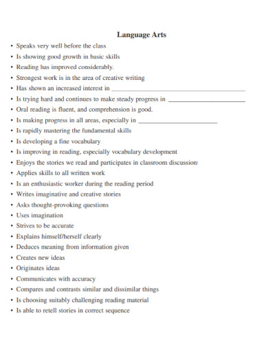 Teacher Report Writing - 11+ Examples, Format, Pdf | Examples