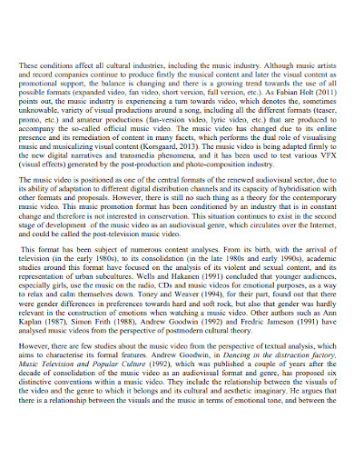 Music Video Proposal - 5+ Examples, Format, Pdf | Examples