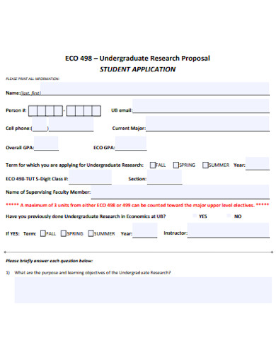 Student Research Proposal Guide - 10+ Examples, Format, Pdf | Examples