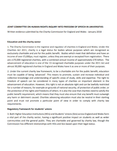 Charity Speech - 10+ Examples, Format, Sample | Examples