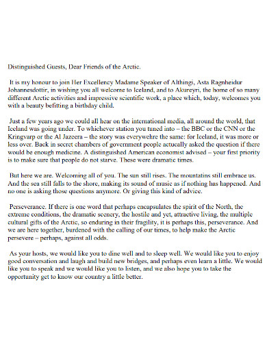 Welcome Speech For Guest 10 Examples Format Sample Examples