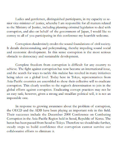 Welcome Speech for Guest - 10+ Examples, Format, Sample | Examples