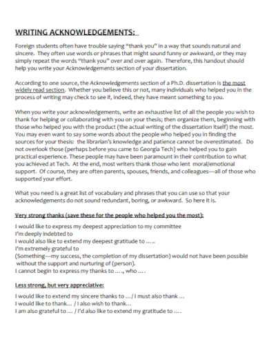 Acknowledgement Report - 21+ Examples, Format, Pdf | Examples