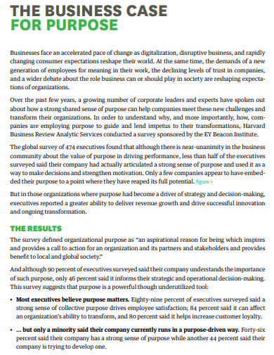 10+ Business Purpose Statement Examples [ Continuity, School ...