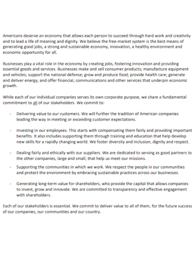 10+ Business Purpose Statement Examples [ Continuity, School ...