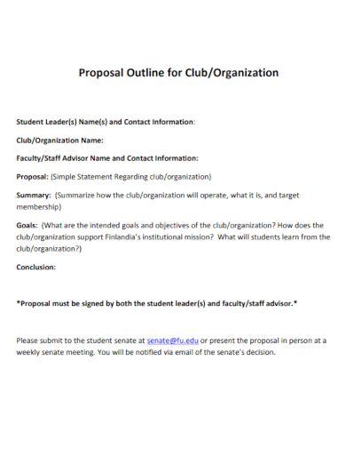Organization Proposal - 10+ Examples, Format, Pdf | Examples