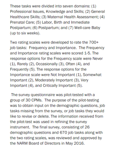 Job Analysis Report - 10+ Examples, Format, Pdf | Examples