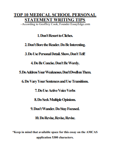 Medical School Personal Statement - 9+ Examples, Format, Pdf | Examples