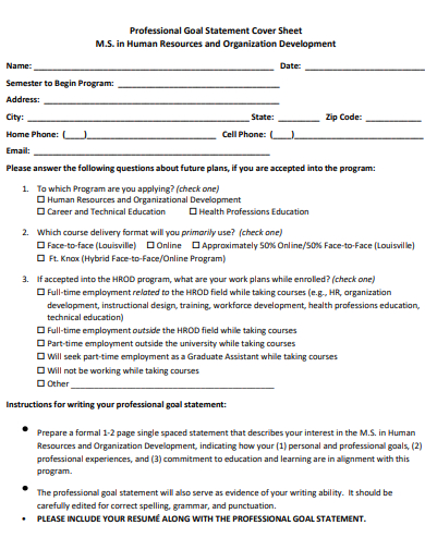 Career Goal Statement - 7+ Examples, Format, Pdf, Tips