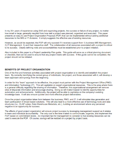 Organization Proposal - 10+ Examples, Format, Pdf | Examples