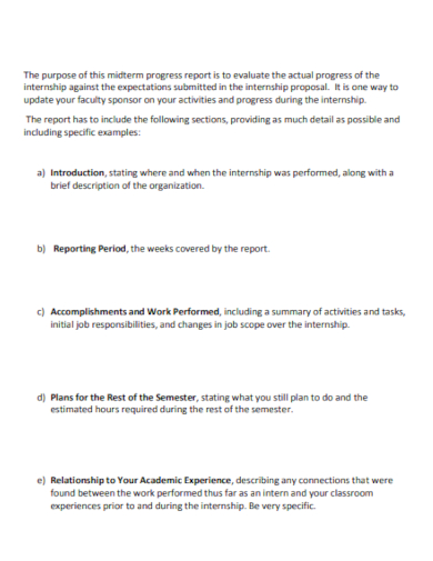 Student Internship Report - 10+ Examples, Format, Pdf | Examples