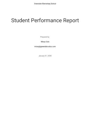 Student Report Form - 8+ Examples, Format, Pdf | Examples