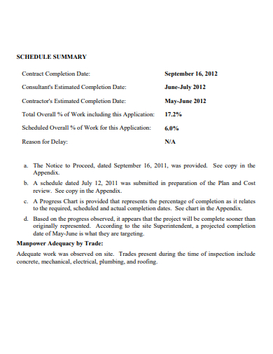 Work Progress Report - 9+ Examples, Format, Pdf | Examples