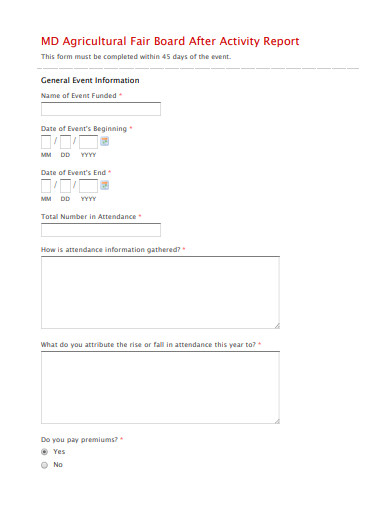 After Activity Report - Examples, Format, How to Write, Pdf