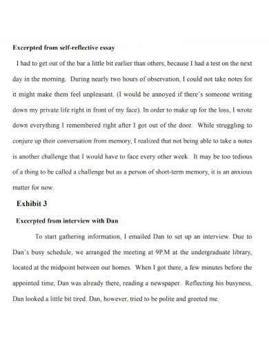 Self Reflection Essay - 10+ Examples, Format, Pdf | Examples