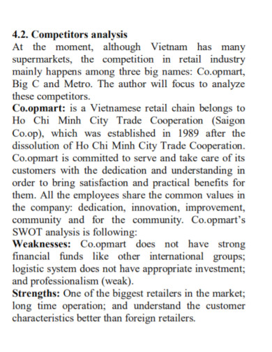 Supermarket SWOT Analysis - 10+ Examples, Format, Pdf | Examples