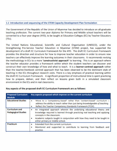 Development Plan for Teachers - 8+ Examples, Format, Pdf | Examples